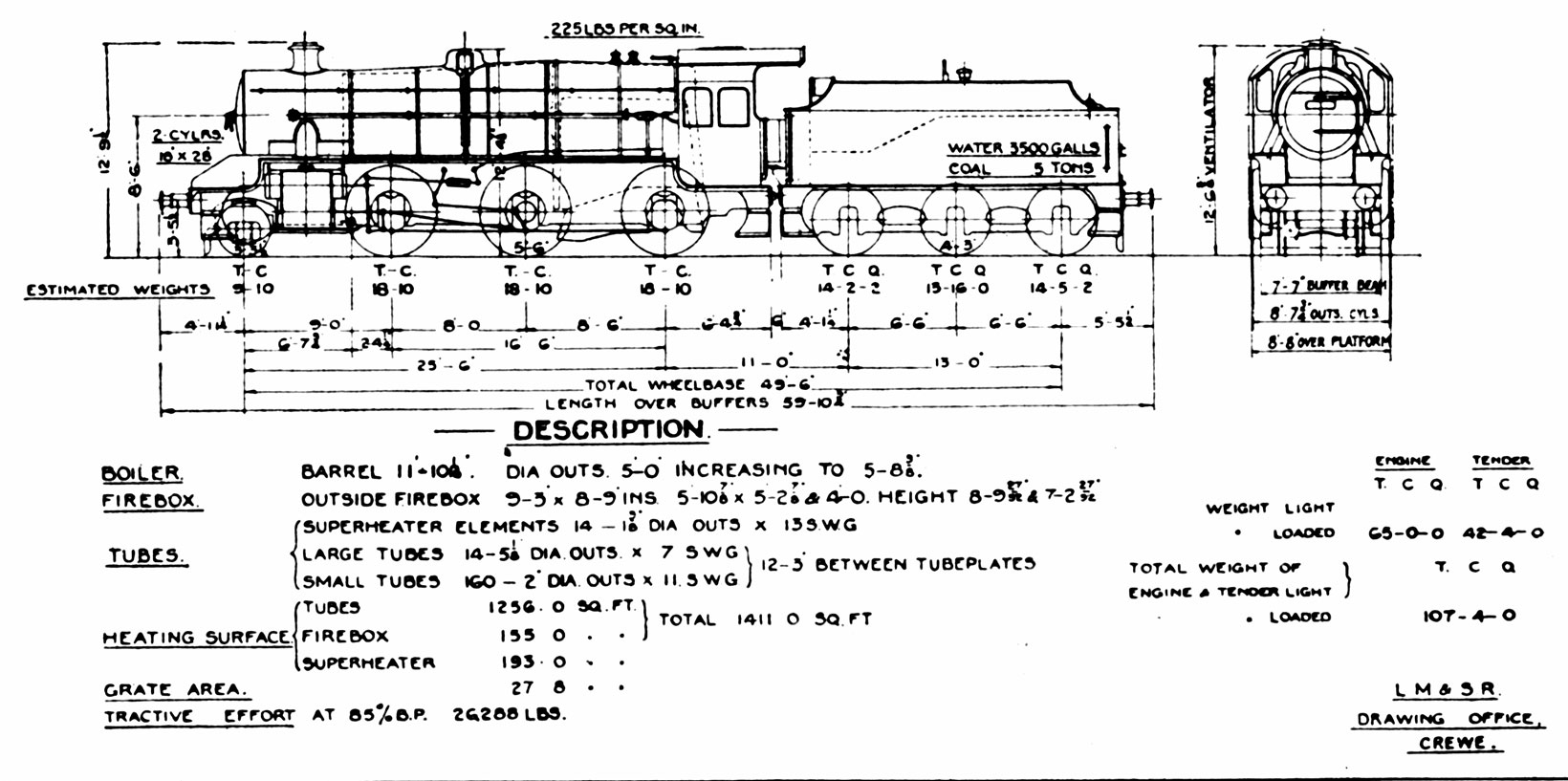The LMS Society - New Two-Cylinder 2-6-0 Superheater Tender Engines